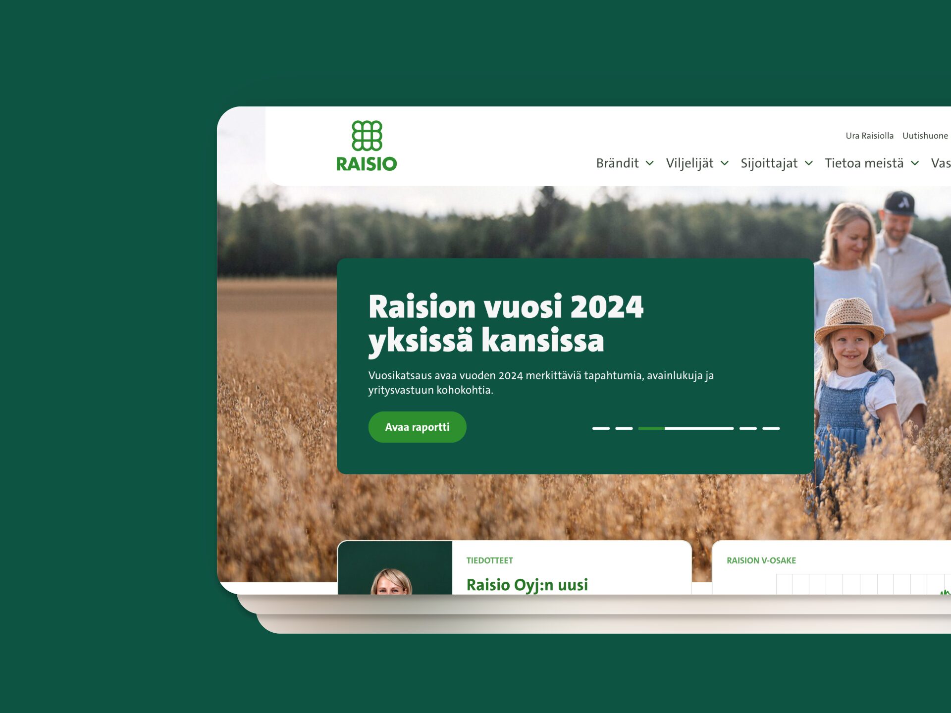 Raisio - Supporting Raisio Group's digital marketing - Evermade