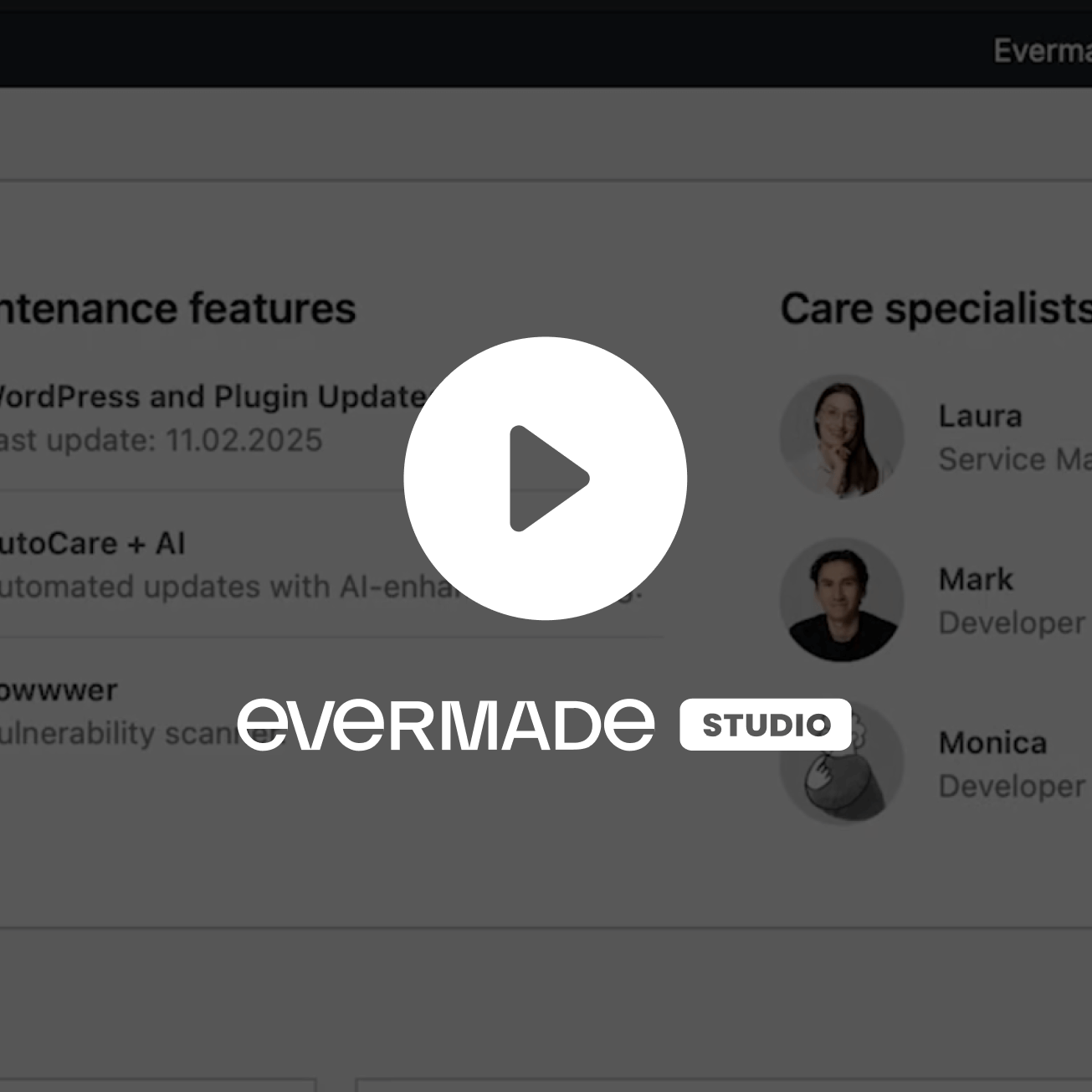 Evermade Studio: Care-tiimi lähellä - Evermade